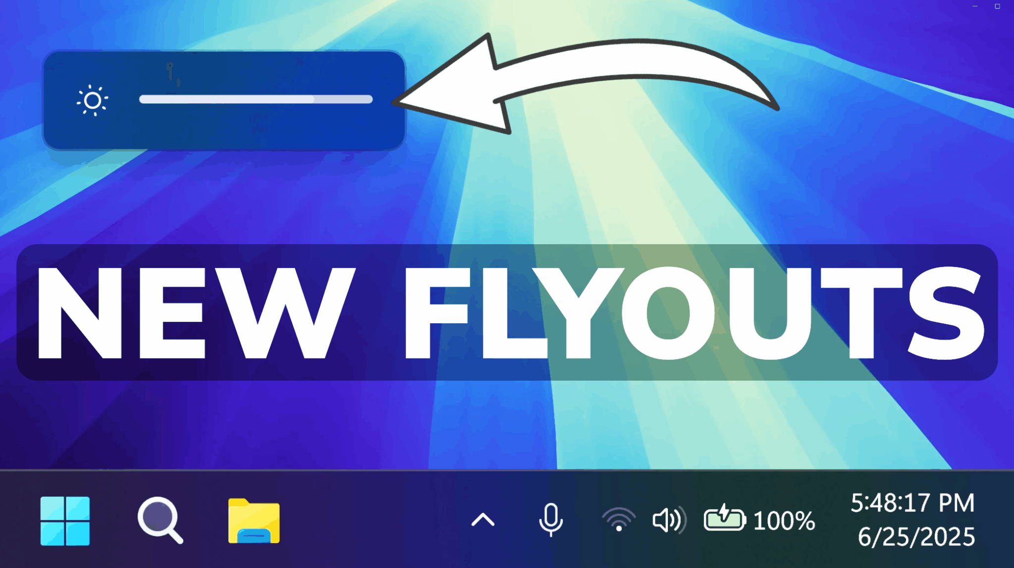 How to Enable the New Flyouts Location Setting in Windows 11 26200.5661 ...