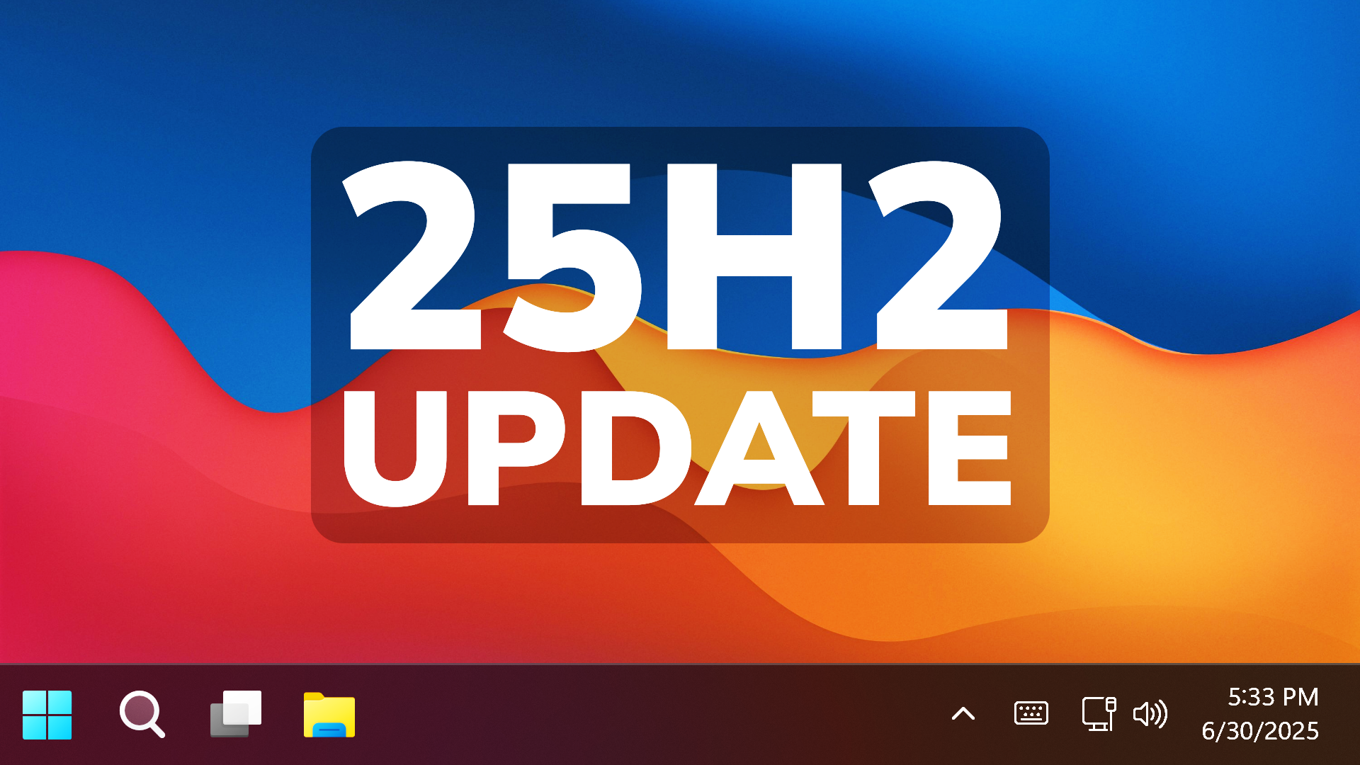 Windows 11 25H2 is HERE in the Dev Channel with New Features (Build ...