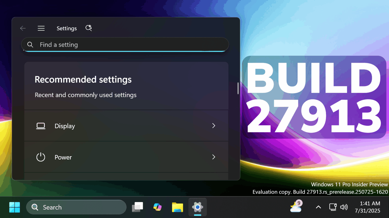 windows 11 27913 - Tech Based