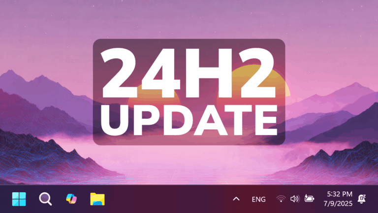 New Windows 11 24H2 July 2025 Update – New Features in the Main Release ...