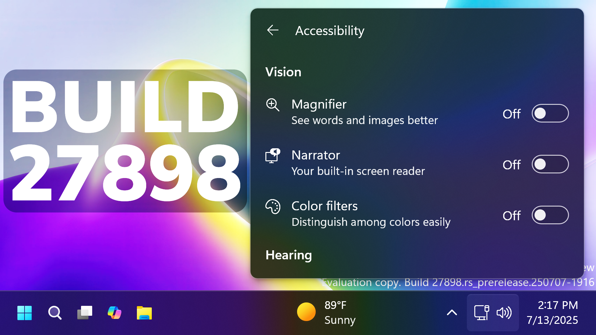New Windows 11 Build 27898 – New Small Taskbar Icons techbased - Tech Based