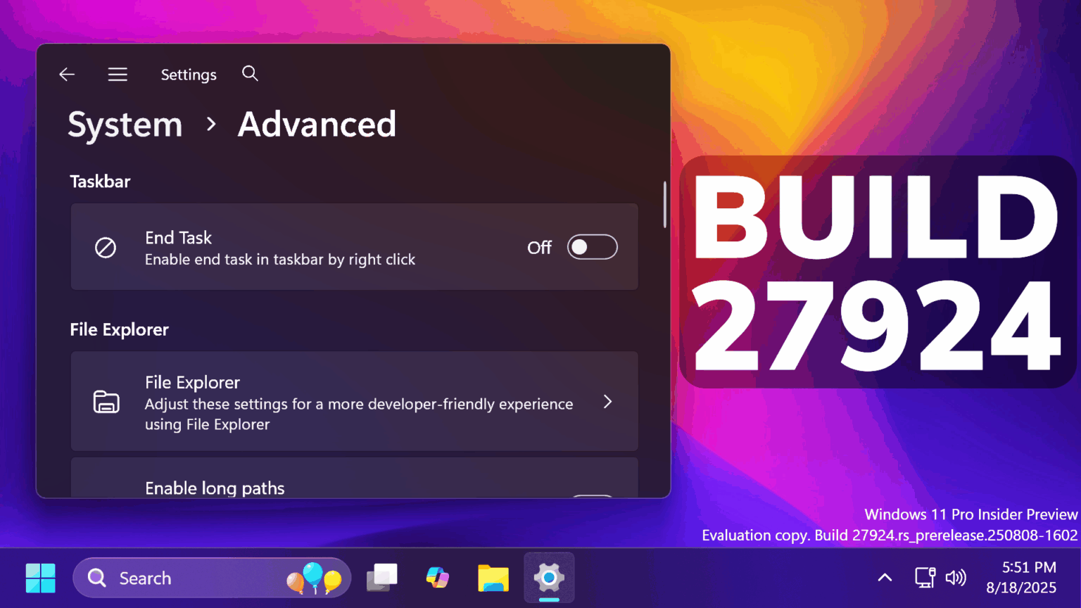 New Windows 11 Build 27924 – Next Windows 11 Version News, New Features ...