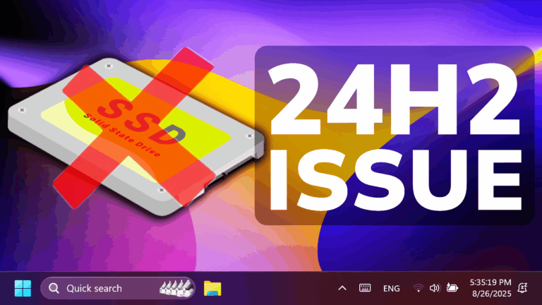 windows 11 24h2 ssd issues - Tech Based