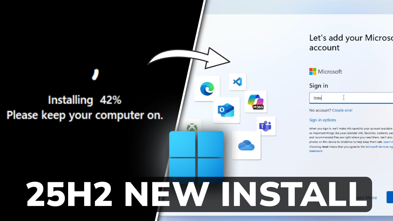 windows 11 25h2 install - Tech Based