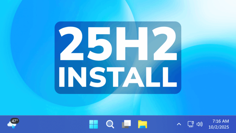 Windows 11 25H2 Clean Install Process (Official Release) - Tech Based