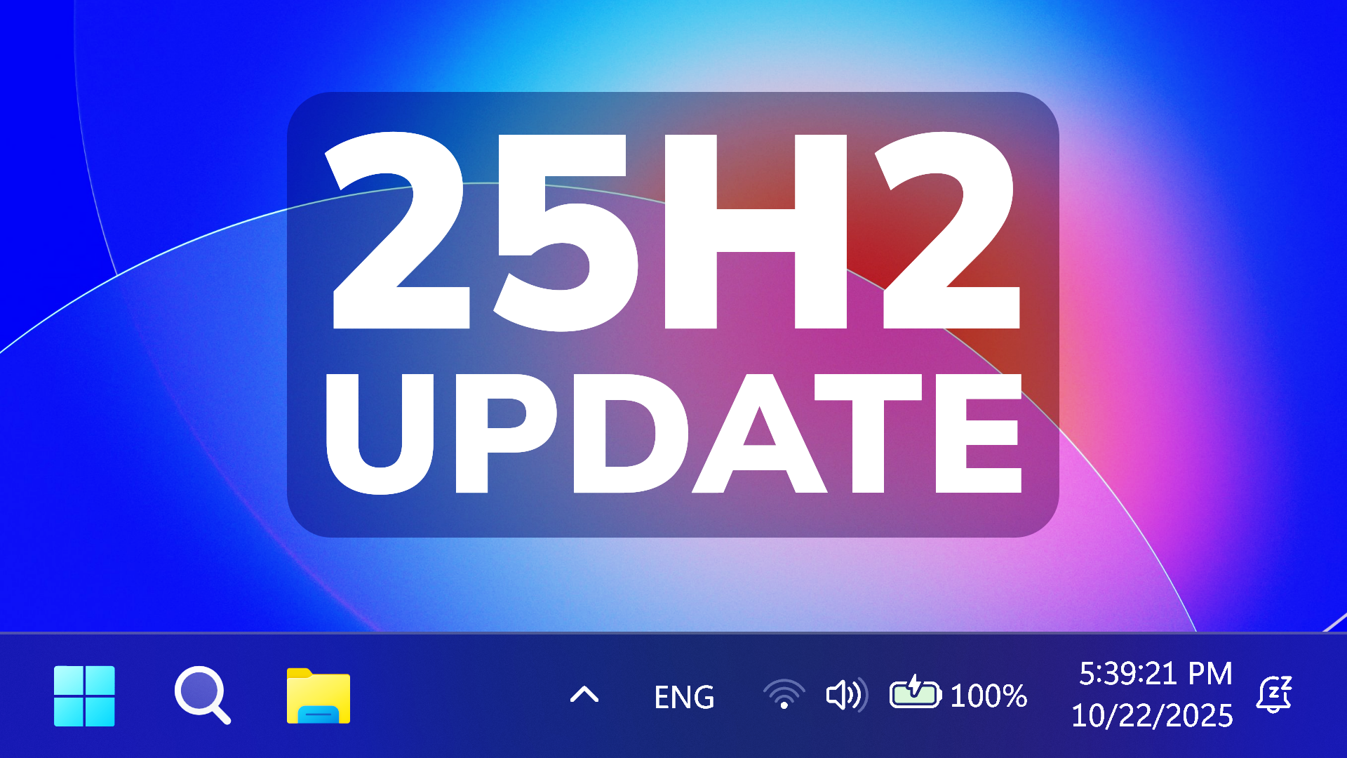 New Big Windows 11 25H2 October Update – New Taskbar Battery Icons, New ...