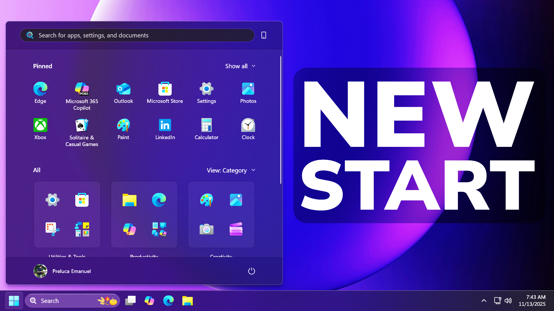 New Windows 11 25H2 Start Menu is HERE (How to Enable) - Tech Based