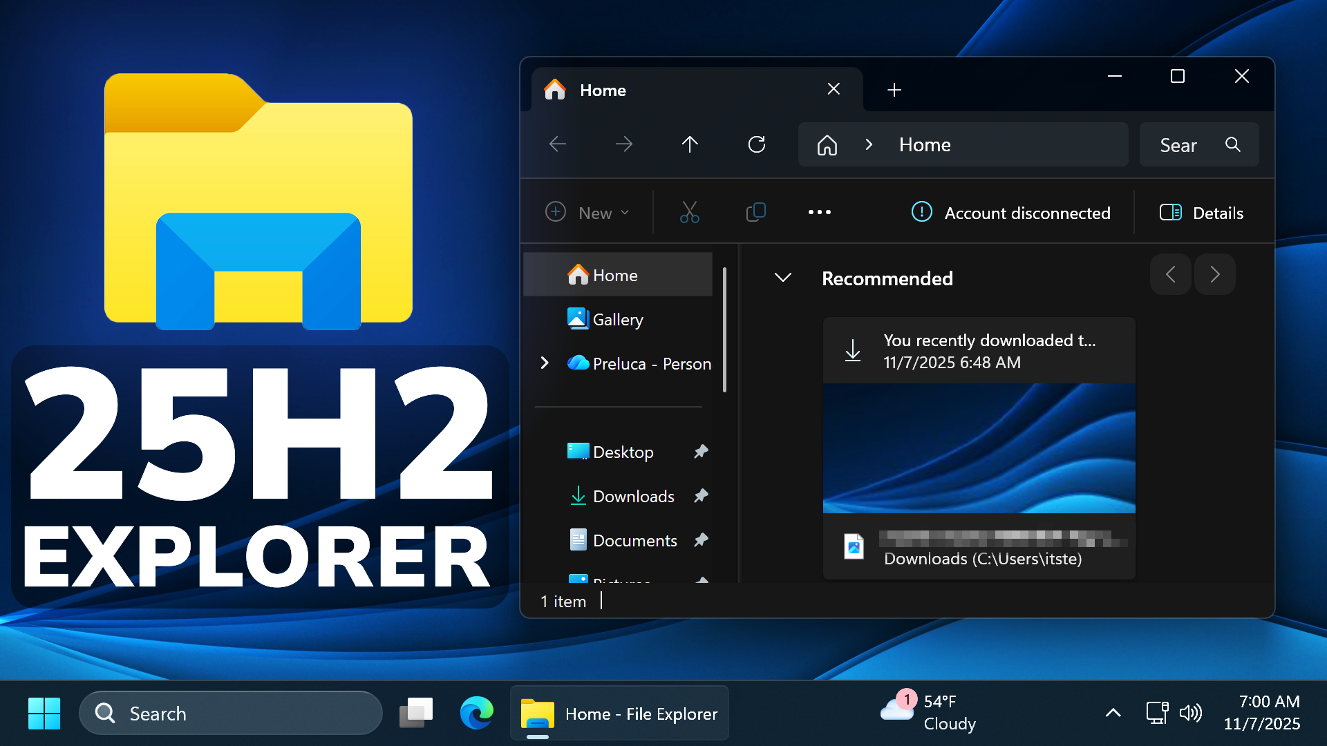 Make Windows 11 25H2 File Explorer Faster - Tech Based