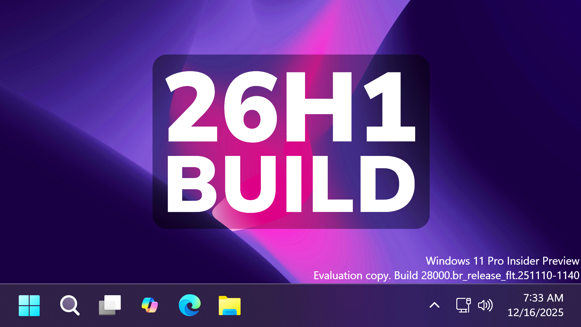 New Windows 11 26H1 Build 28020.1362 – New Gaming Features - Tech Based