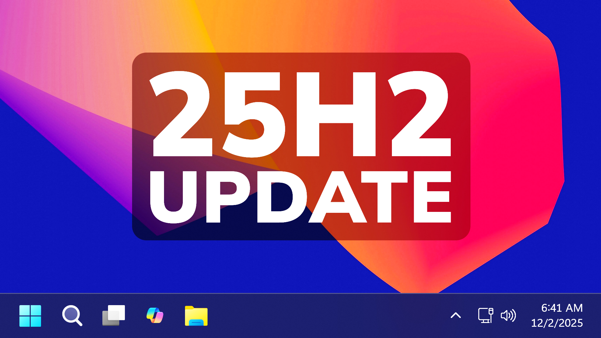 Biggest Windows 11 25H2 December Update in the Main Release – New ...