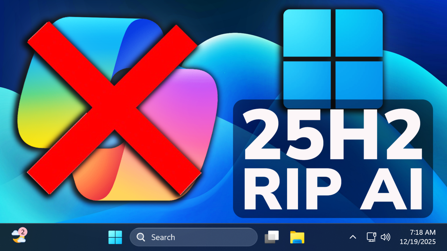 Windows 11 25H2: Remove AI Completely (Copilot, Recall, AI Actions and ...