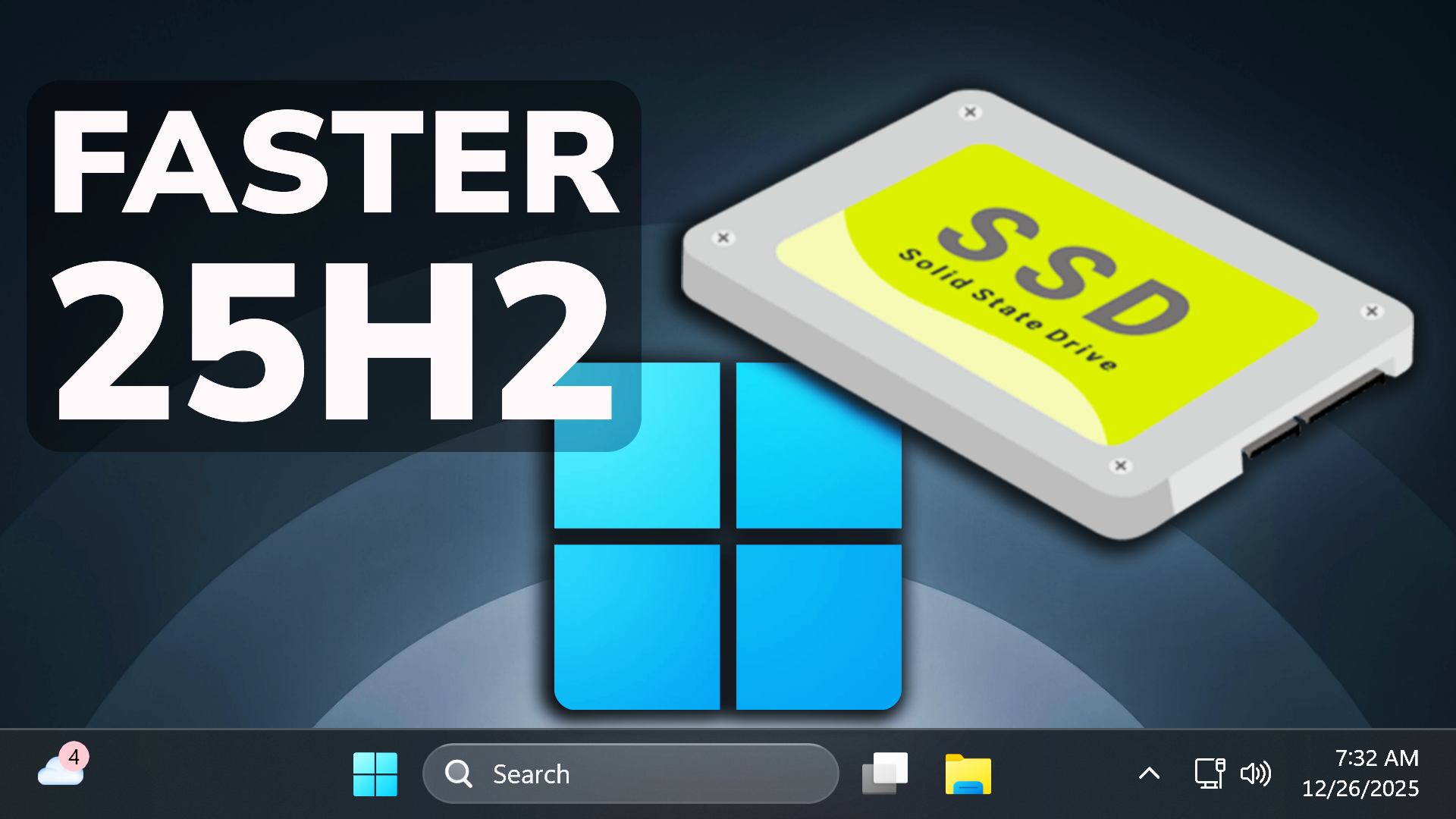 Boost Windows 11 25H2 SSD Performance With These Changes - Tech Based