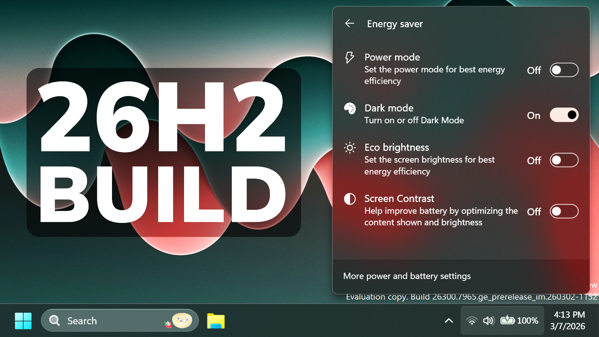 New Windows 11 26H2 Build 26300.7965 – New Quick Settings, New Dialog ...