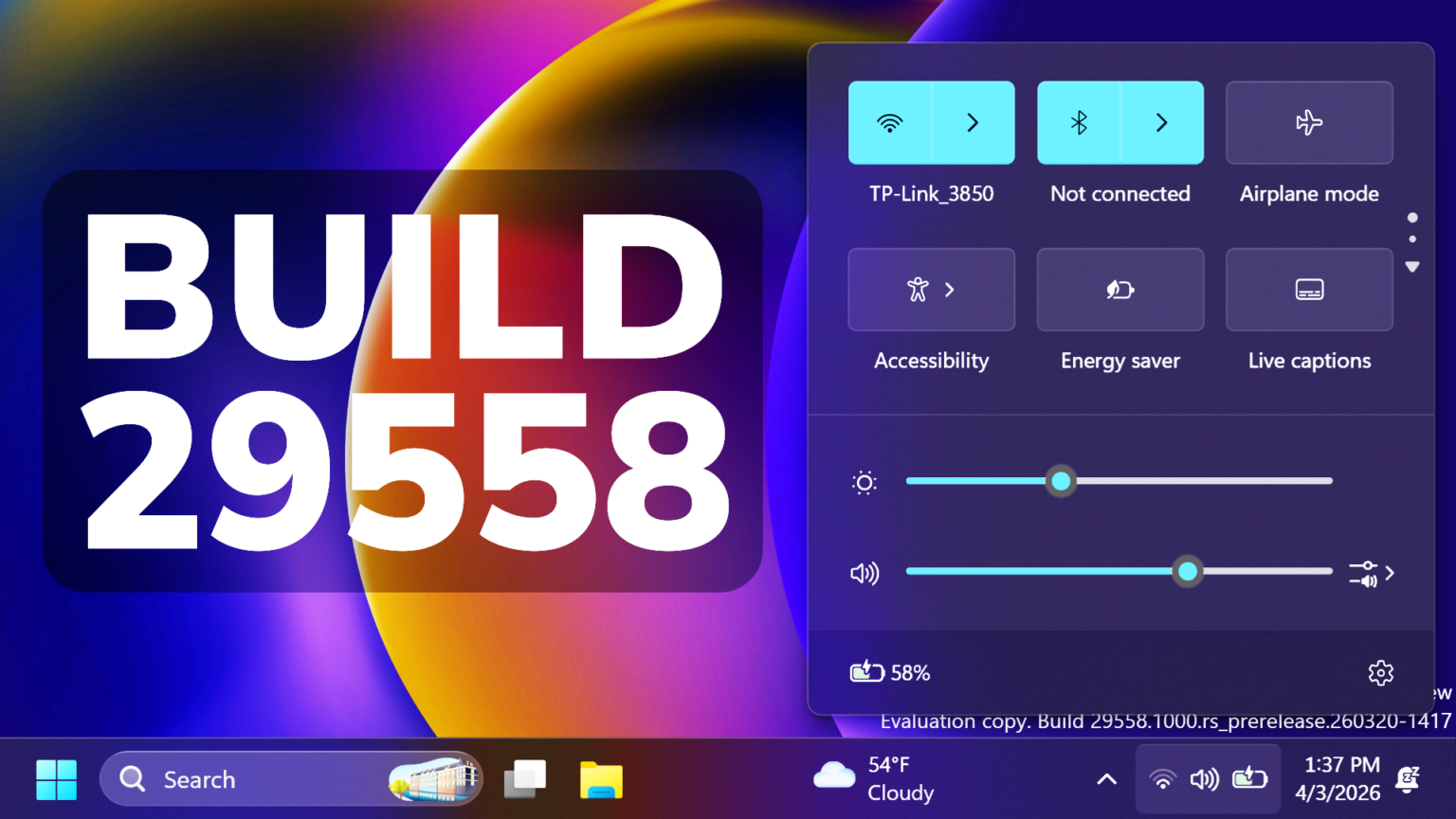 New Windows 11 vNext Build 29558 – New Features for the Next Version of ...