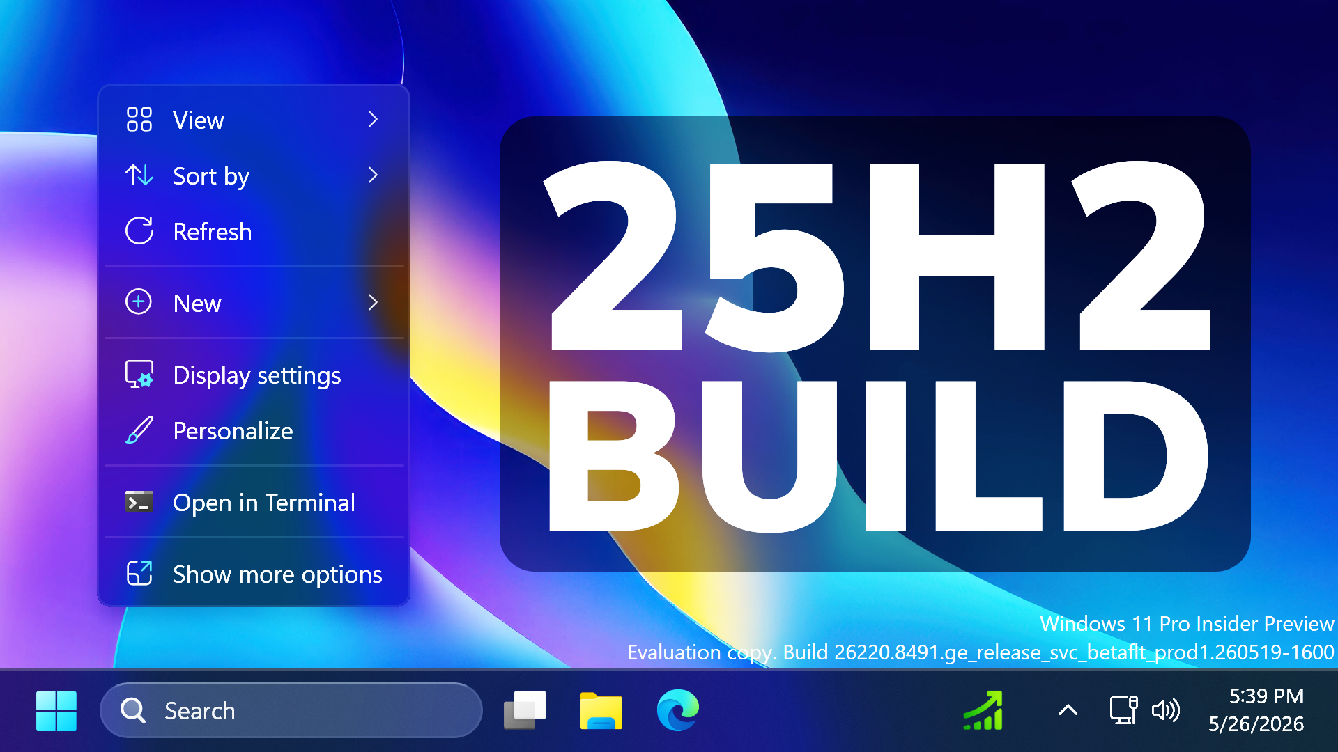 New Windows 11 25H2 Build 26220.8491 – Big Changes and Features (Beta ...