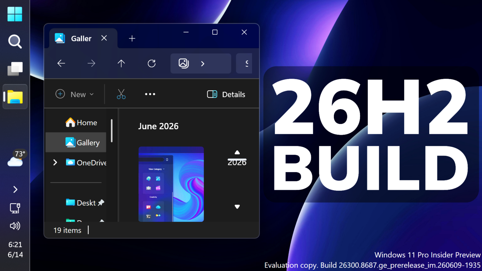 New Windows 11 26H2 Build 26300.8687 – New Taskbar and File Explorer ...