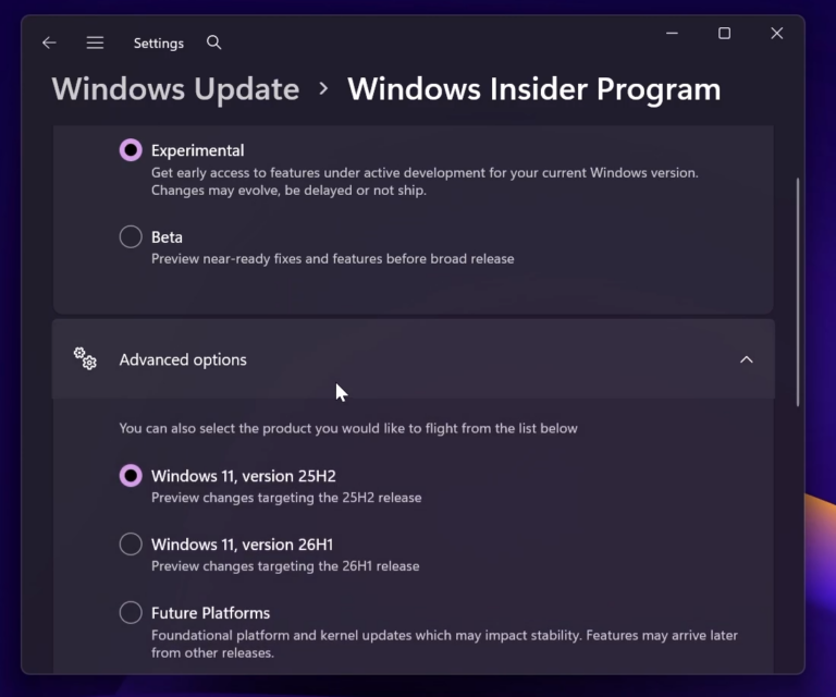 Windows 11 26H2 is Officially Released in Experimental – New Features ...